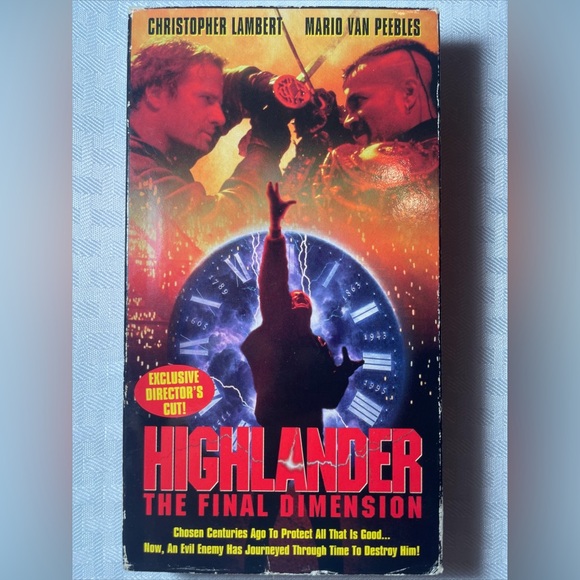 Other | Highlander Final Dimension Movie Vhs Vintage Collectible ...